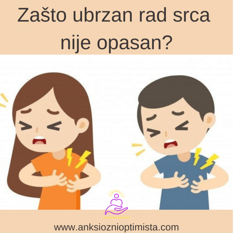 Zašto ubrzan rad srca nije opasan? | Anksiozni Optimista